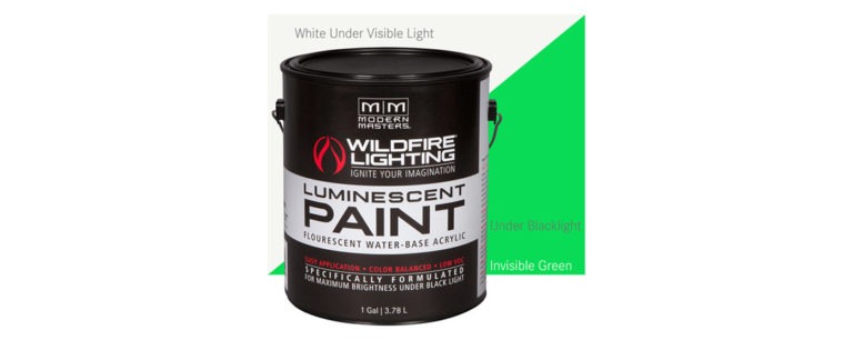 Wildfire Invisible Luminescent Paints | Acrylic Black Light Paints