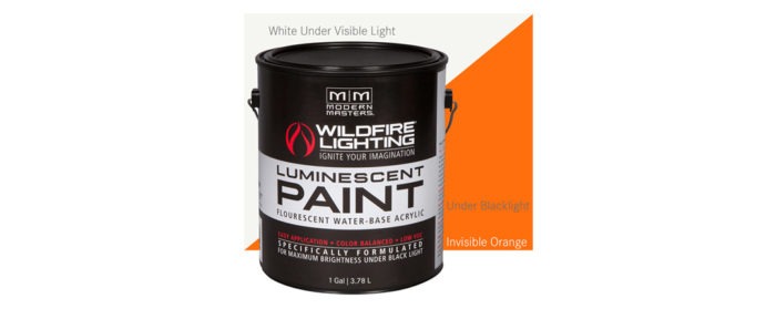 Wildfire Invisible Luminescent Paints | Acrylic Black Light Paints