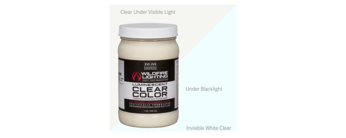 Wildfire Invisible Clear Colors | Invisible Black Light Paints