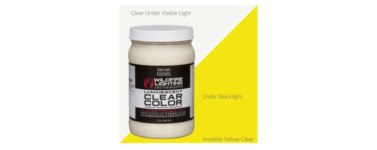 Wildfire Invisible Clear Colors | Invisible Black Light Paints