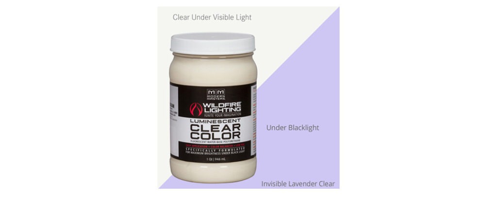 Wildfire Invisible Clear Colors | Invisible Black Light Paints