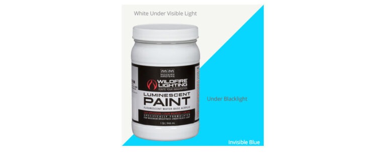 Wildfire Invisible Luminescent Paints | Acrylic Black Light Paints