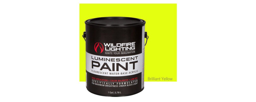 Wildfire Visible Luminescent Paints | Acrylic Black Light Paints